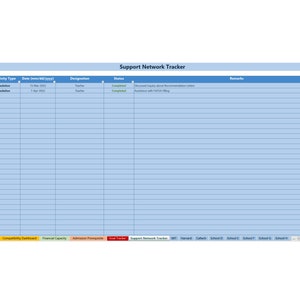 College Application Tracker | College Goal Tracker | College Career ...