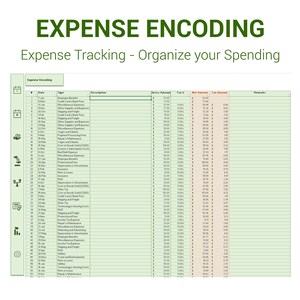 Small Business Bookkeeping Template Excel Bookkeeping Spreadsheet ...