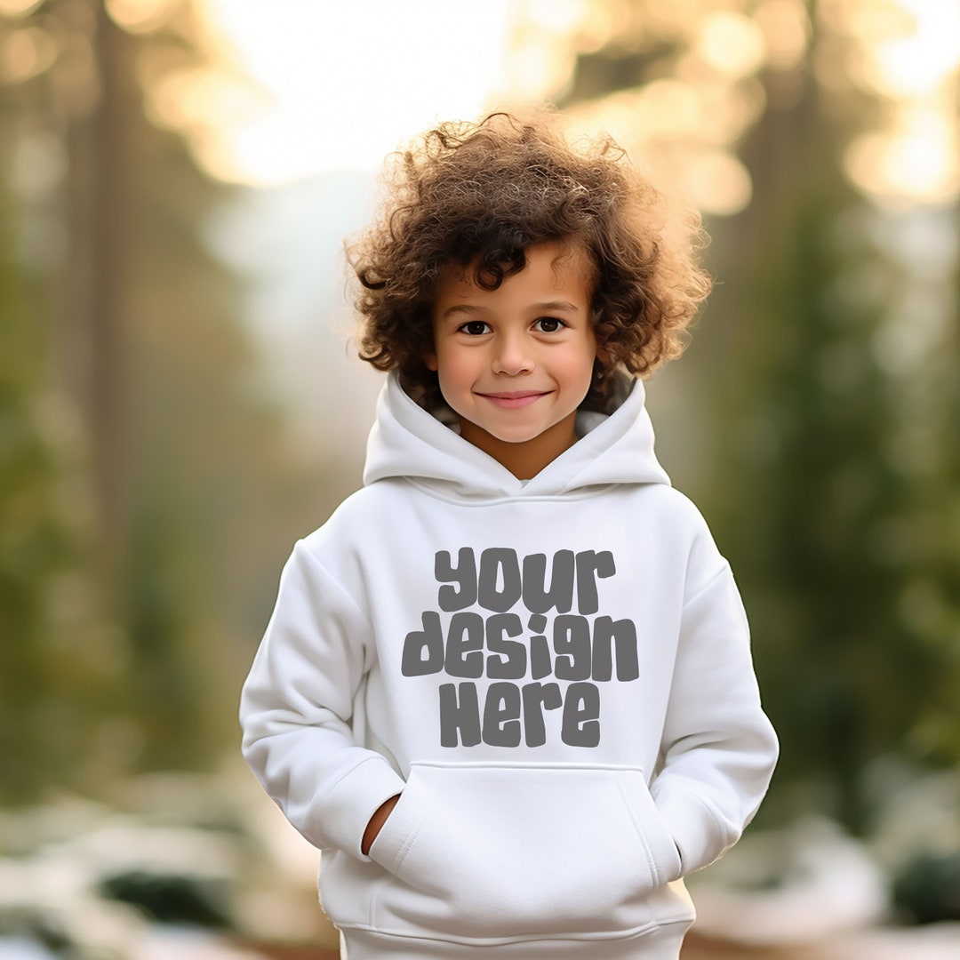 Tree Farm Mockup Gildan 18500b Mockup Christmas Hoodie Mockup Kids ...