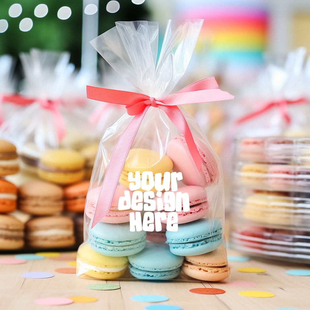 Party Favor Label Mockup Round Sticker Mockup Wedding Mockup Birthday ...