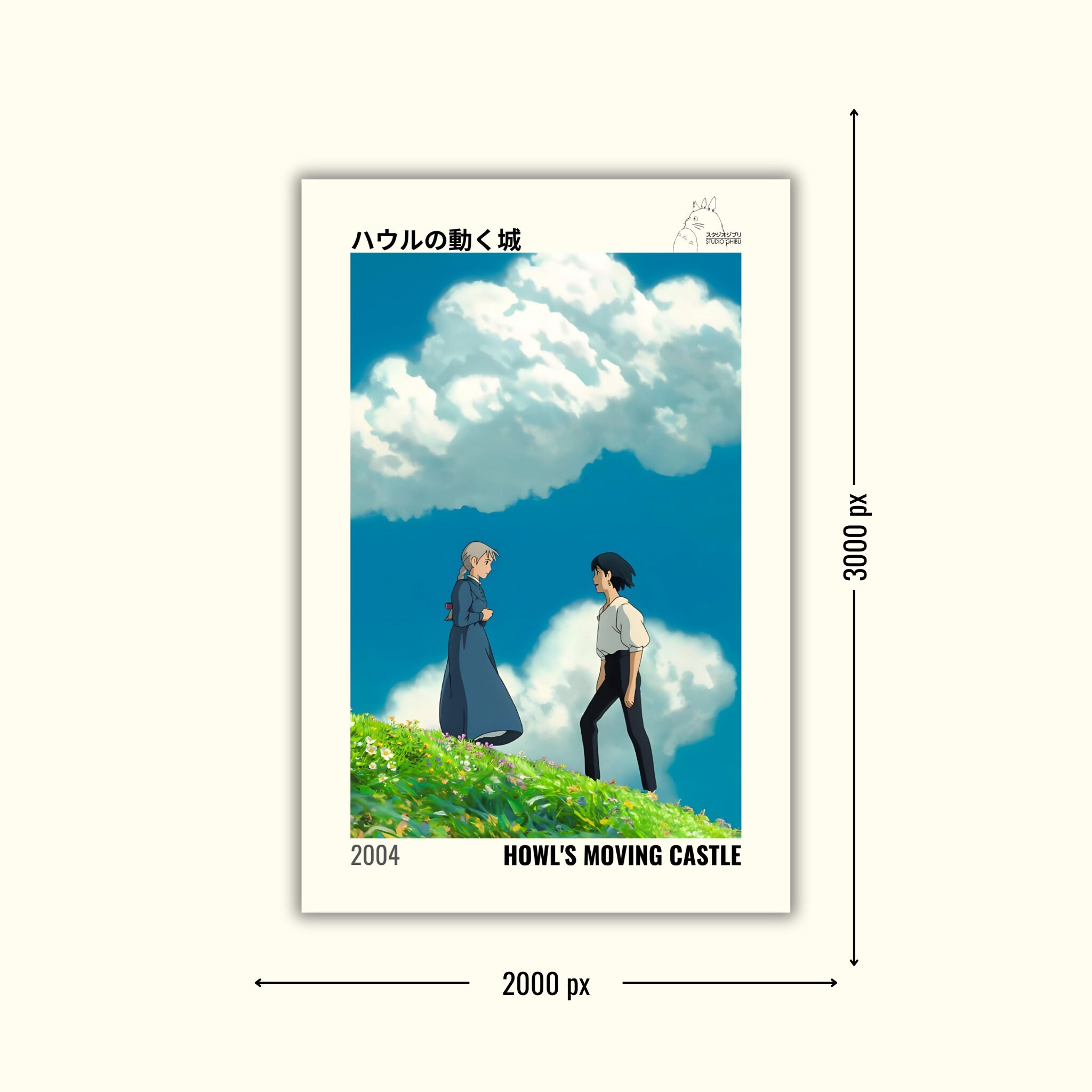 Studio Ghibli Printable Poster Set Hayao Miyazaki Animesize: Standard ...