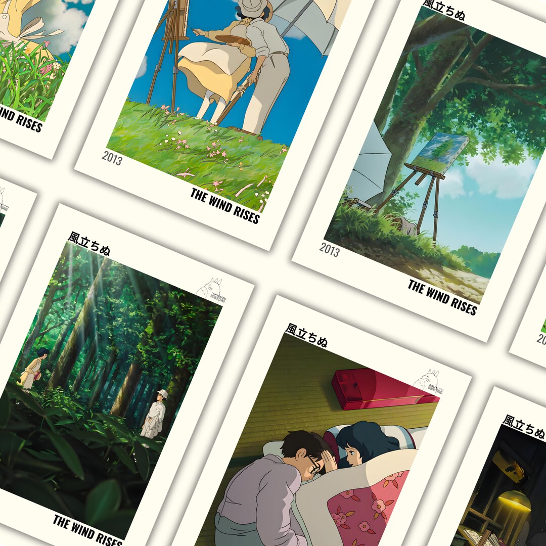 The Wind Rises Printable Poster Set Studio Ghibli size: Standard Poster ...