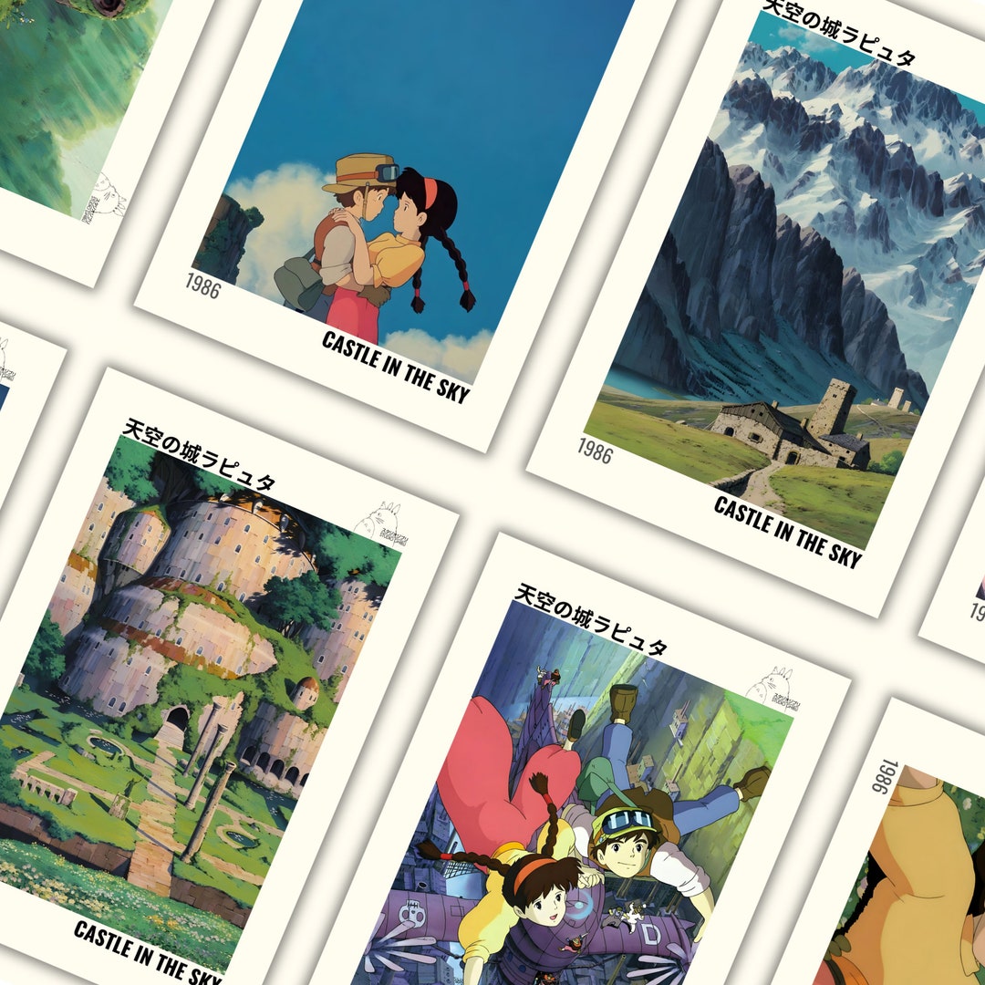 Castle in the Sky Printable Poster Set Studio Ghibli size: Standard ...