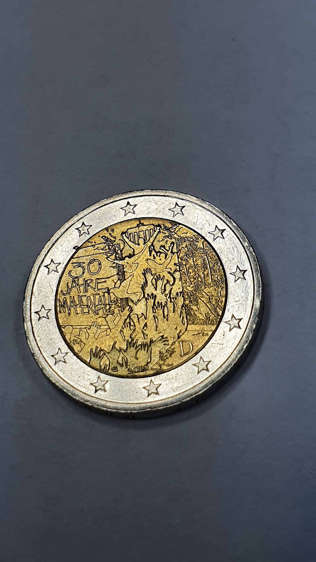 2 Euro Special Memorial Coin Germany 2019 30 Years Fall of the - Etsy