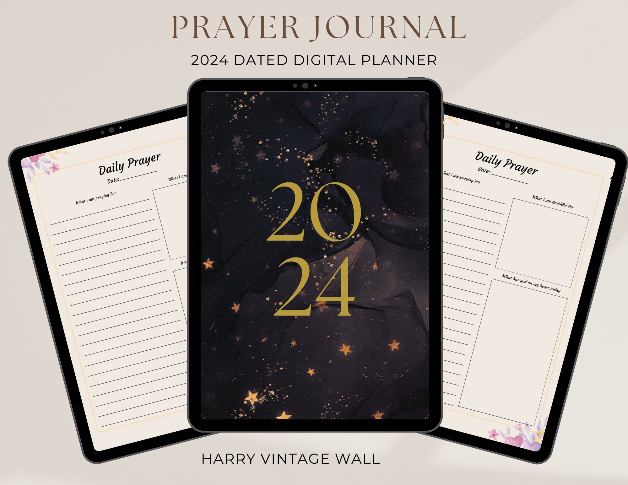 Prayer Journal Printable Bible Study Guide Gratitude Journal Digital ...
