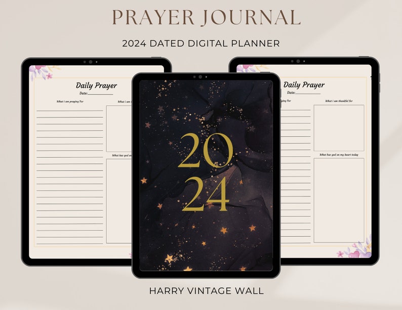 Prayer Journal Printable Bible Study Guide Gratitude Journal Digital ...