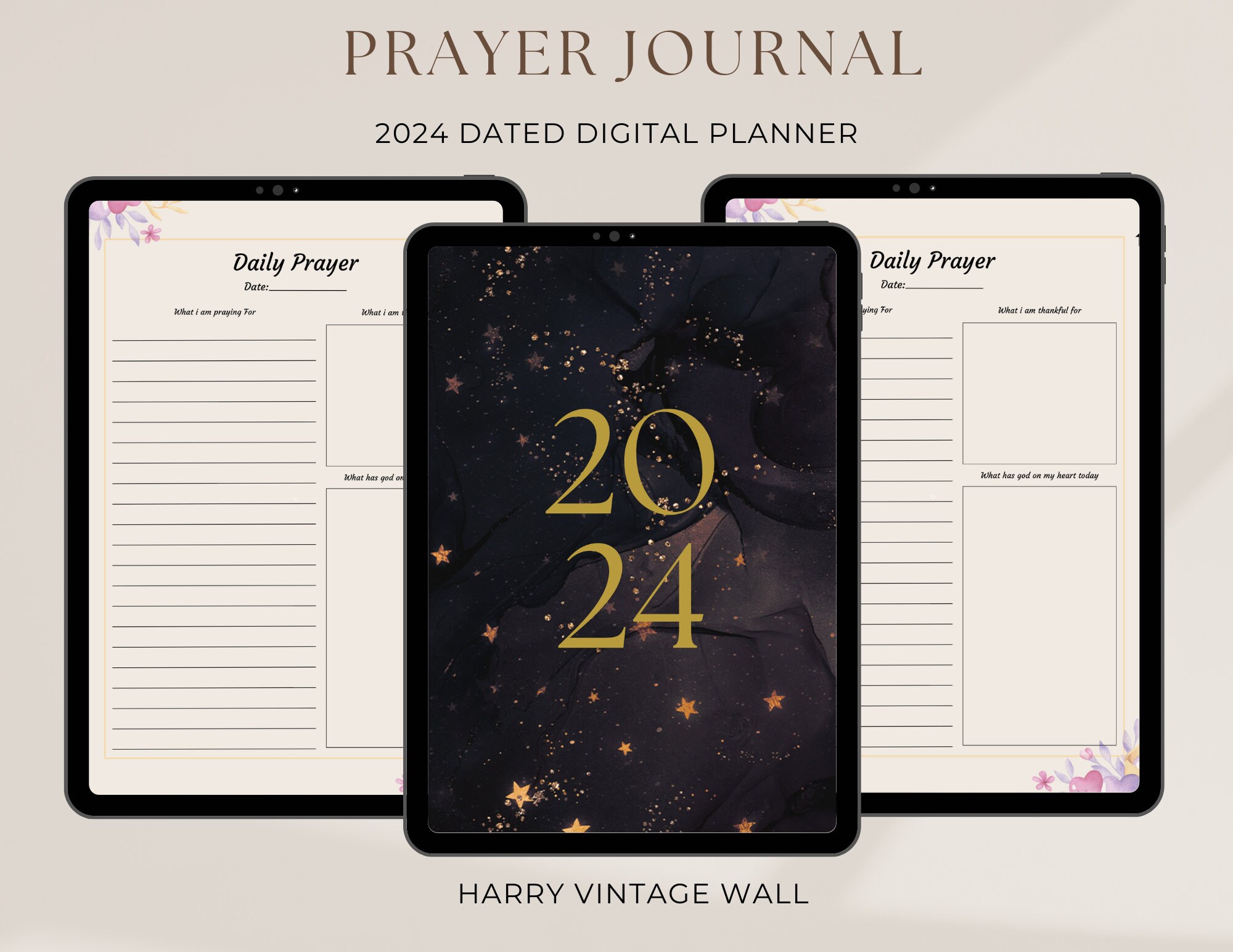 Prayer Journal Printable Bible Study Guide Gratitude Journal Digital ...