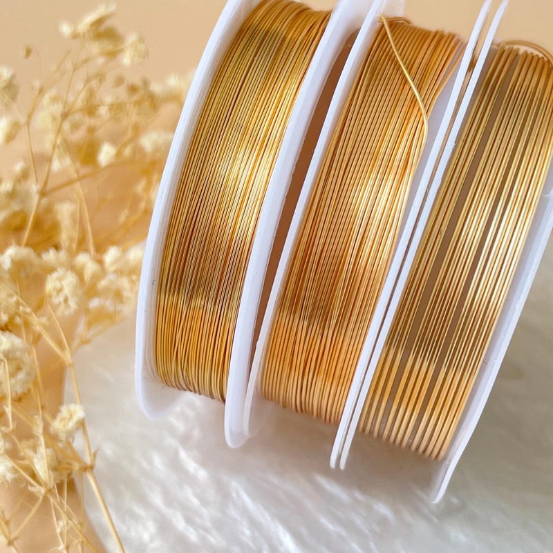 Gold Color Wire - Etsy