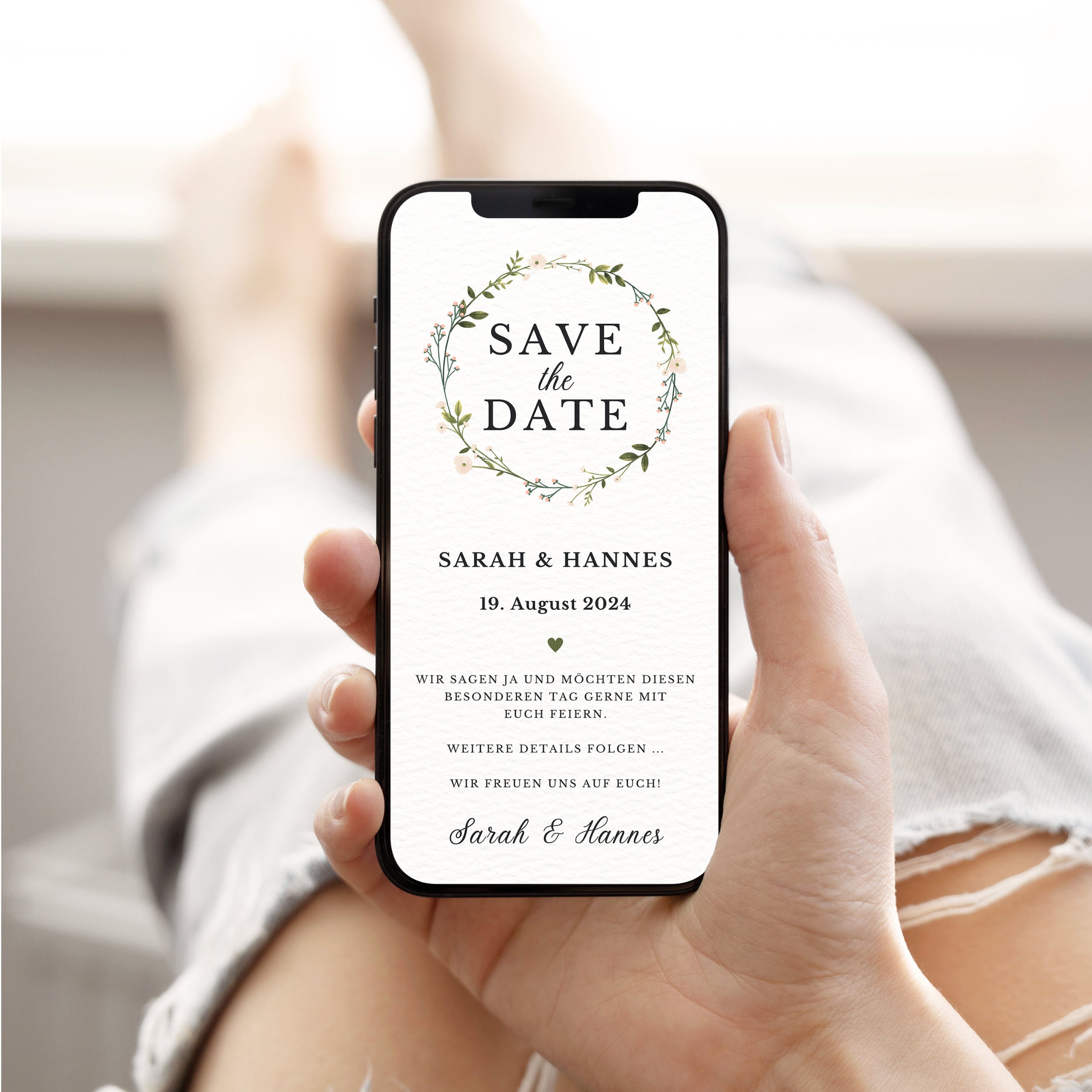 Digital Wedding Invitation Save the Date Wedding Invitation ...