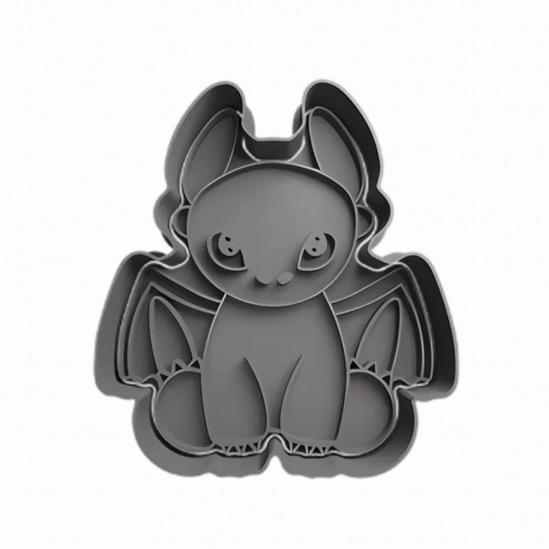 Toothless How to Train Your Dragon Cookie Cutter & Embosser STL digital ...