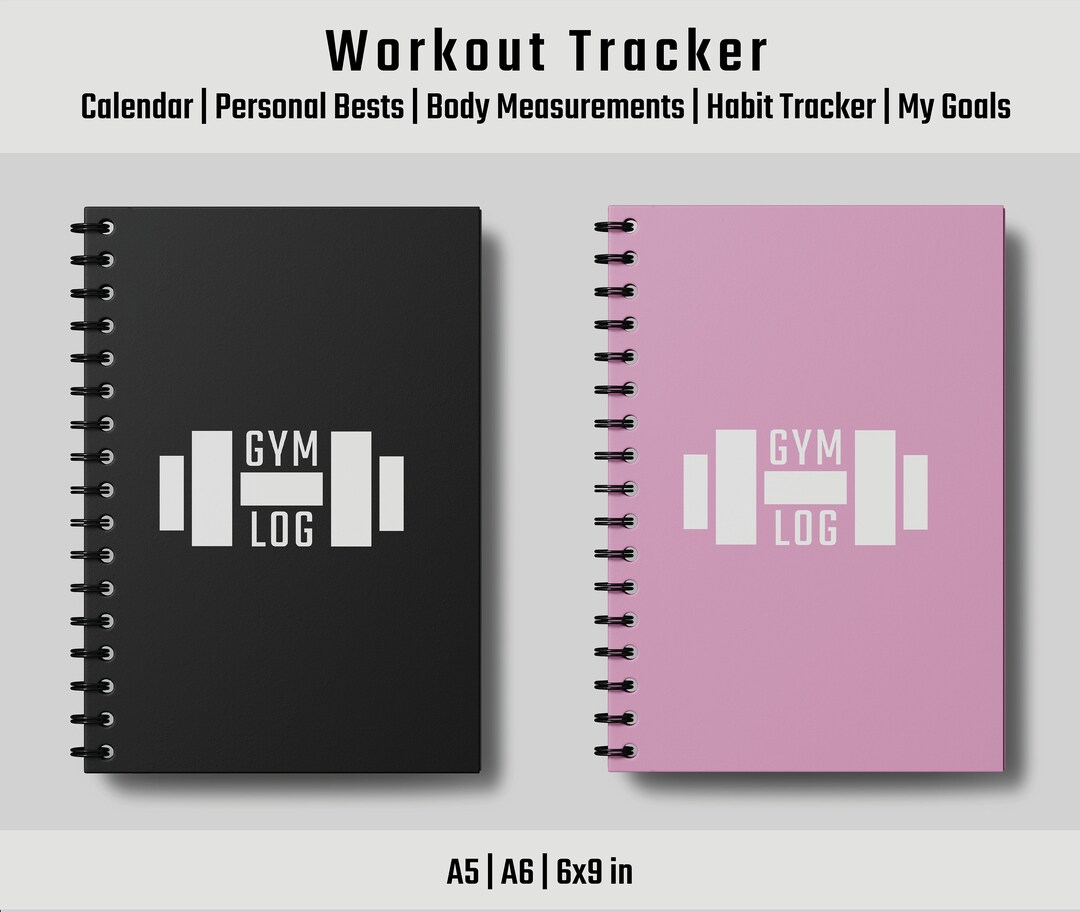 Gym Log Gym Tracker Workout Journal Fitness Planner - Etsy