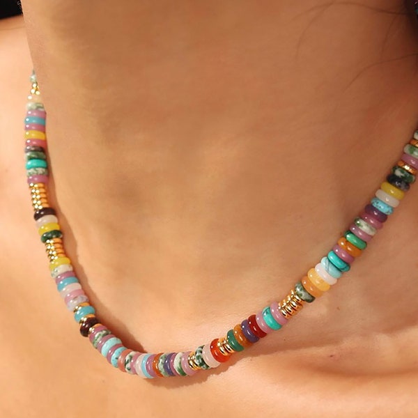Candy Color Necklace - Etsy