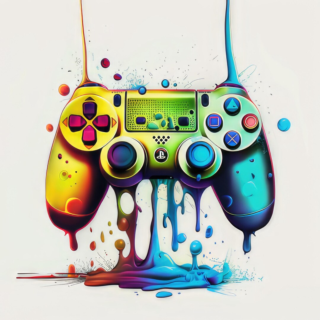 Video Game Controller Clipart Images 18 High Quality Jpgs Digital ...