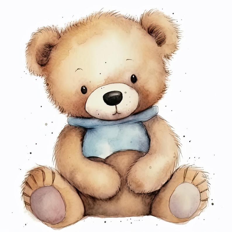 16 Teddy Bear Clipart Jpgs High Quality Digital Planner - Etsy Australia