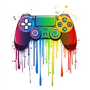Video Game Controller Clipart Images - 14 High Quality Jpgs - Digital ...
