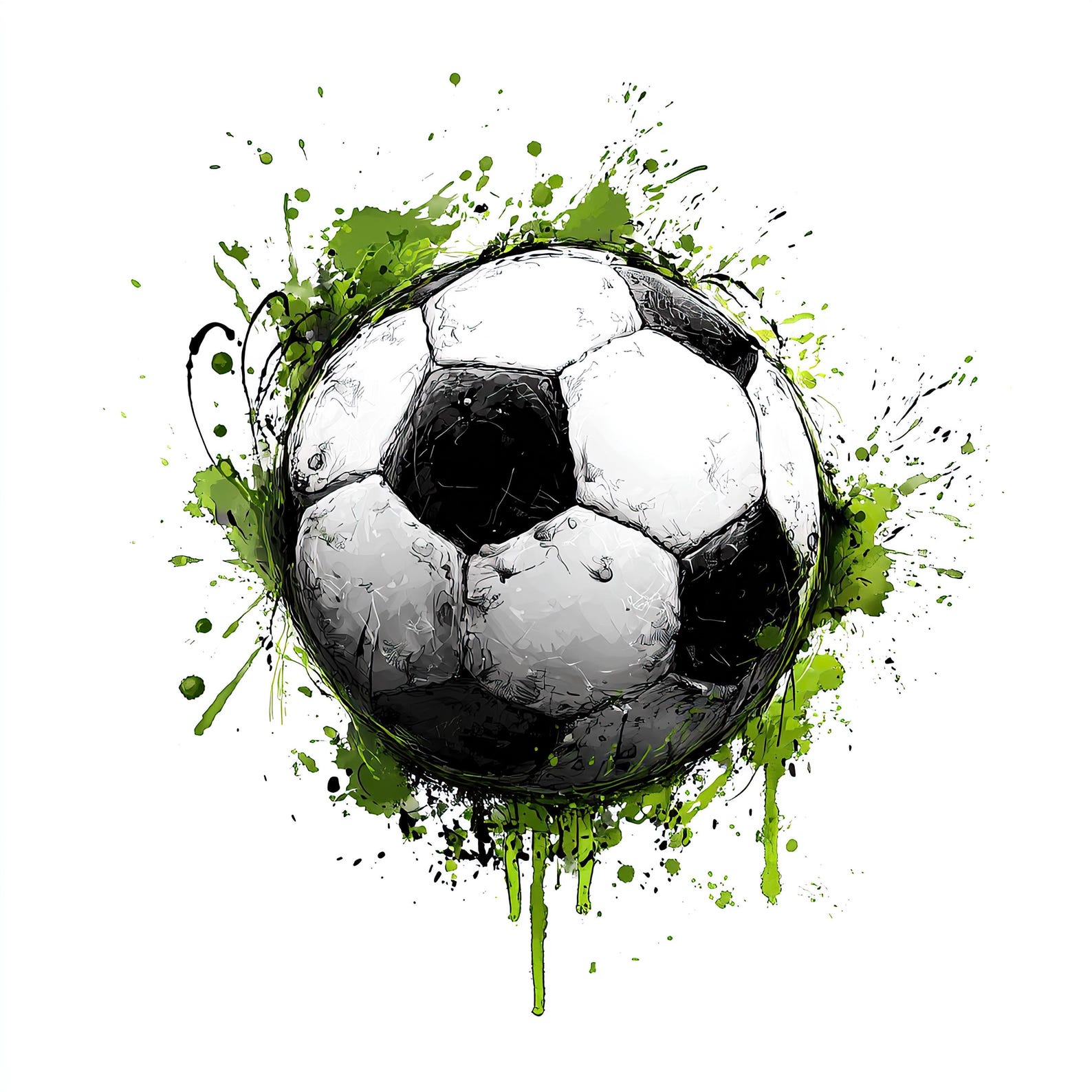 Watercolor Soccer Ball Clipart Set | 12 Colorful Football Art ...