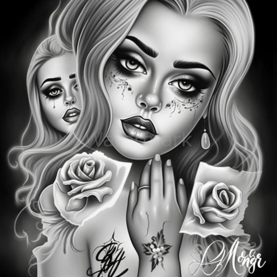 Chicano Drawings Art