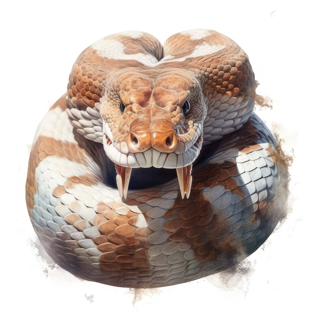 Fierce Copperhead Snake Clipart, 16 High Quality Jpgs High Resolution ...