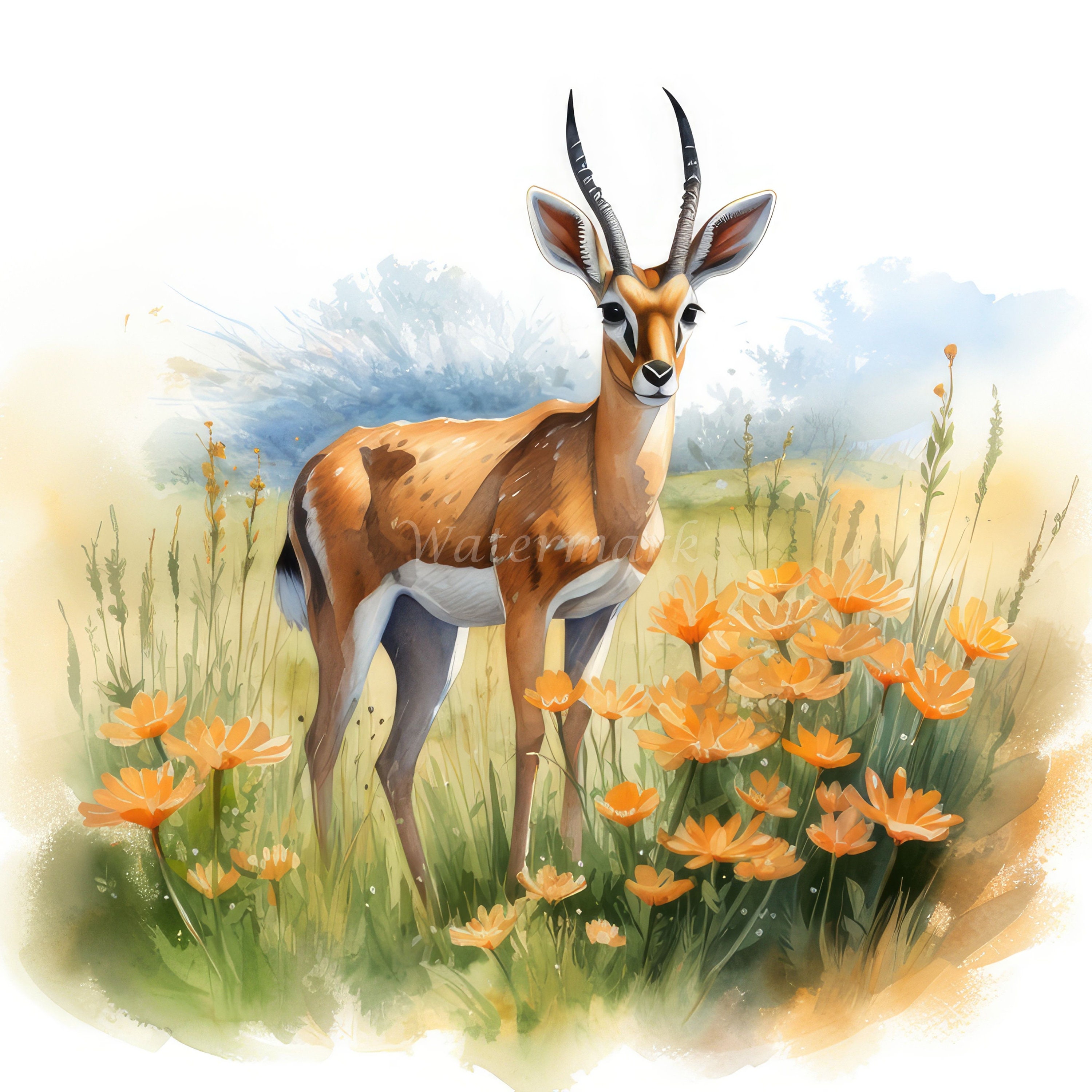 Gazelle Clipart