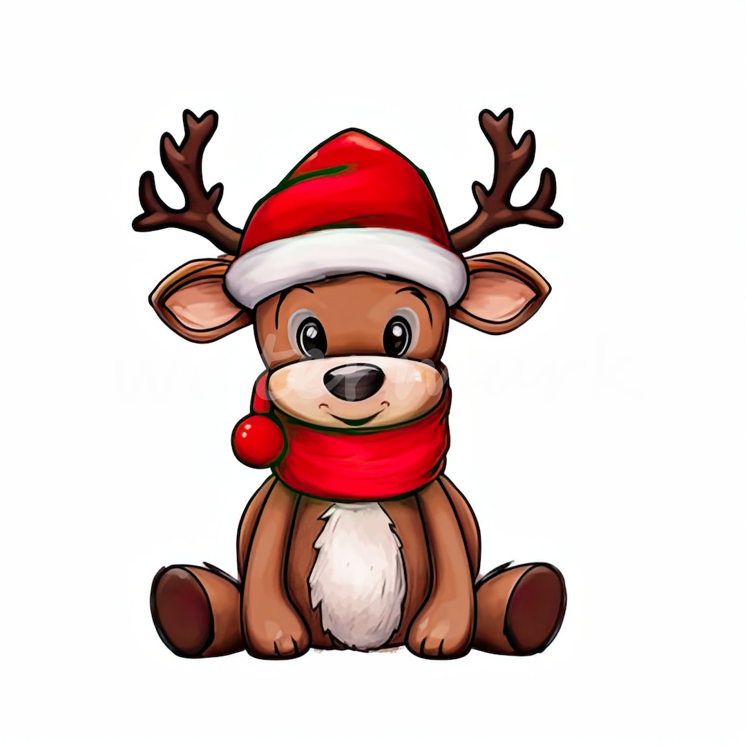 Noël cerf Png, Oh cerf renne png sublimation design télécharger, Noël ...