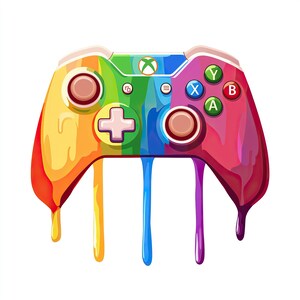 Video Game Controller Clipart Images - 14 High Quality Jpgs - Digital ...