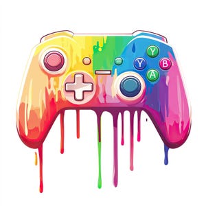 Video Game Controller Clipart Images - 14 High Quality Jpgs - Digital ...