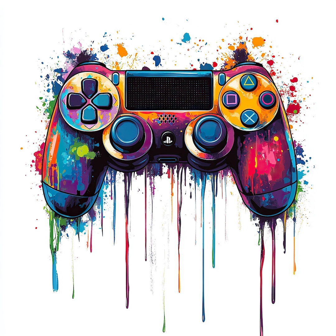 Video Game Controller Clipart Images - 12 High Quality Jpgs - Digital ...