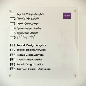 Personalized Acrylic to Do List Calendar, Minimalist to Do List and ...