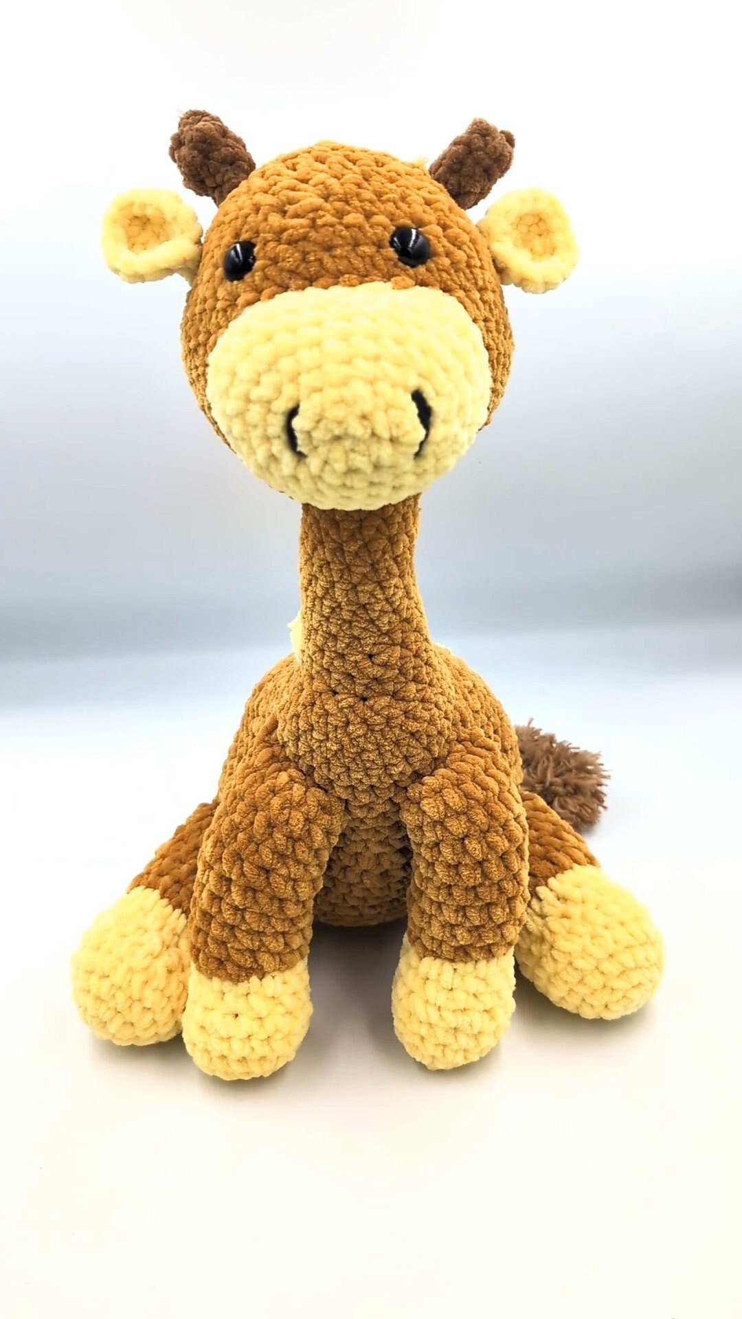 Tada the Giraffer Crocheted Phushie Stuffed Animal Giraffe Velvet ...
