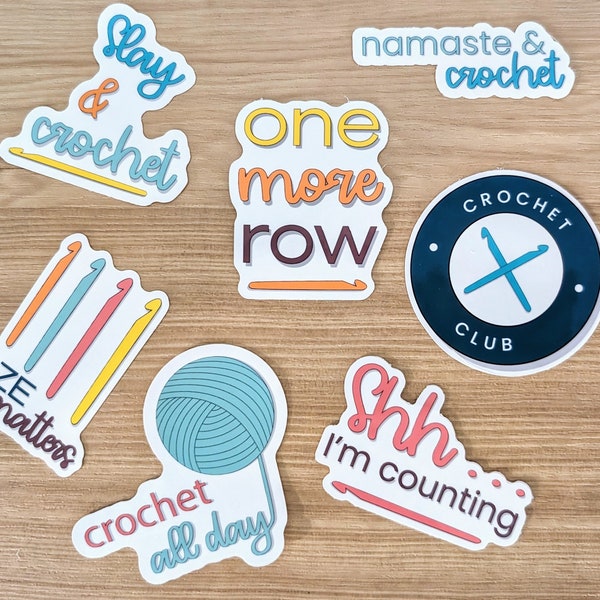 Crochet Club Sticker - Etsy