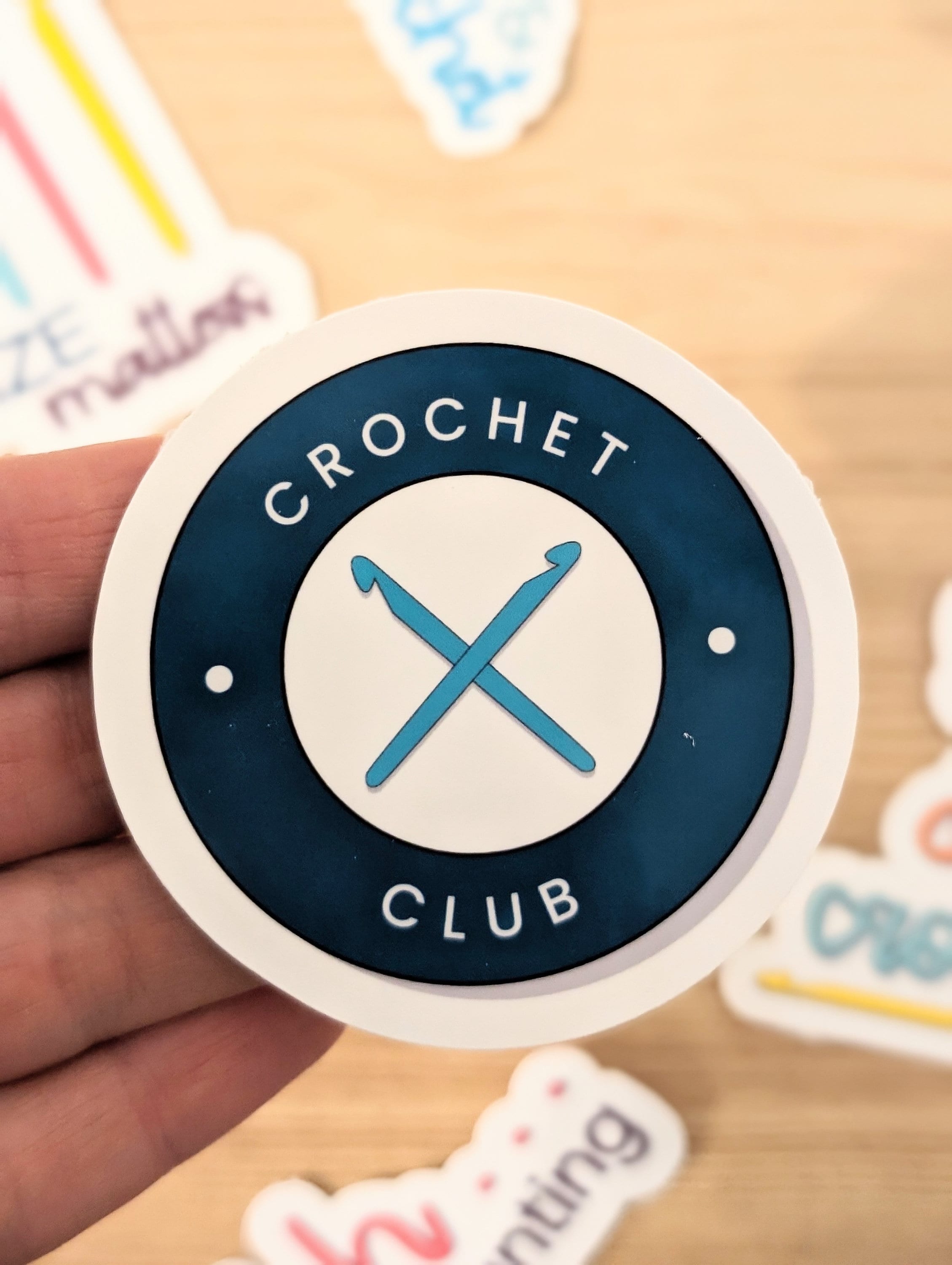 Crochet Lover Stickers, Crochet Sticker Pack, One More Row, Shh I'm ...