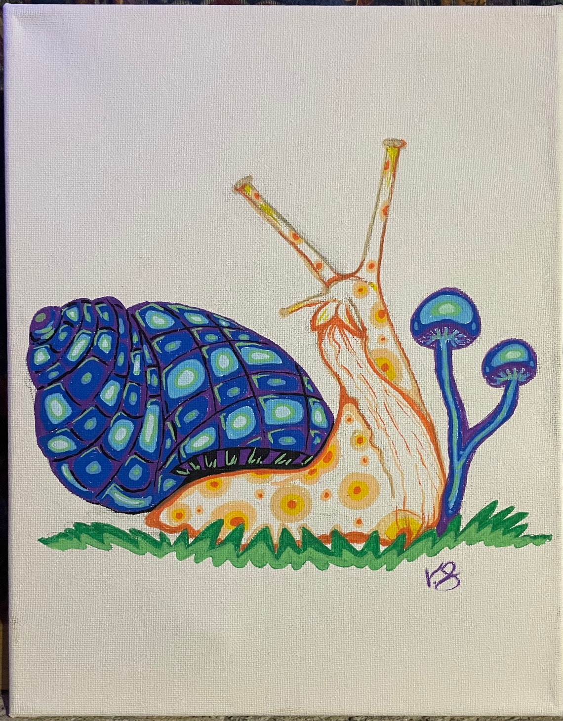 Neon Snail Friend - Etsy