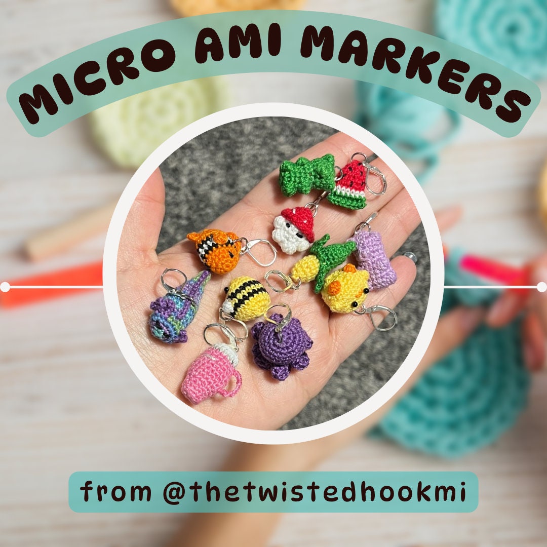 Micro Ami Markers // Micro Crochet // Micro Crochet Amigurumi ...