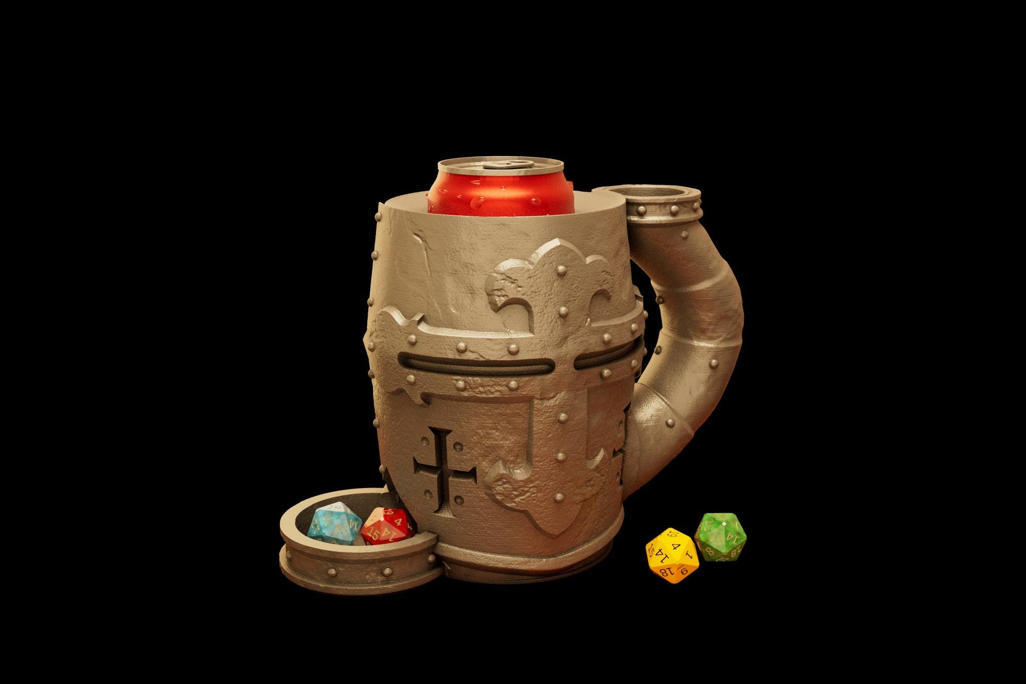 Medieval Styled Tankard Dice Towers, Storage Container, Drinks Holder ...