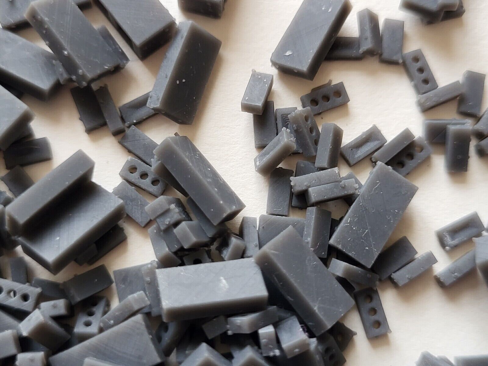 650 X 1/56 Scale Bricks & Blocks Scatter Terrain Rubble Wargaming Bolt ...