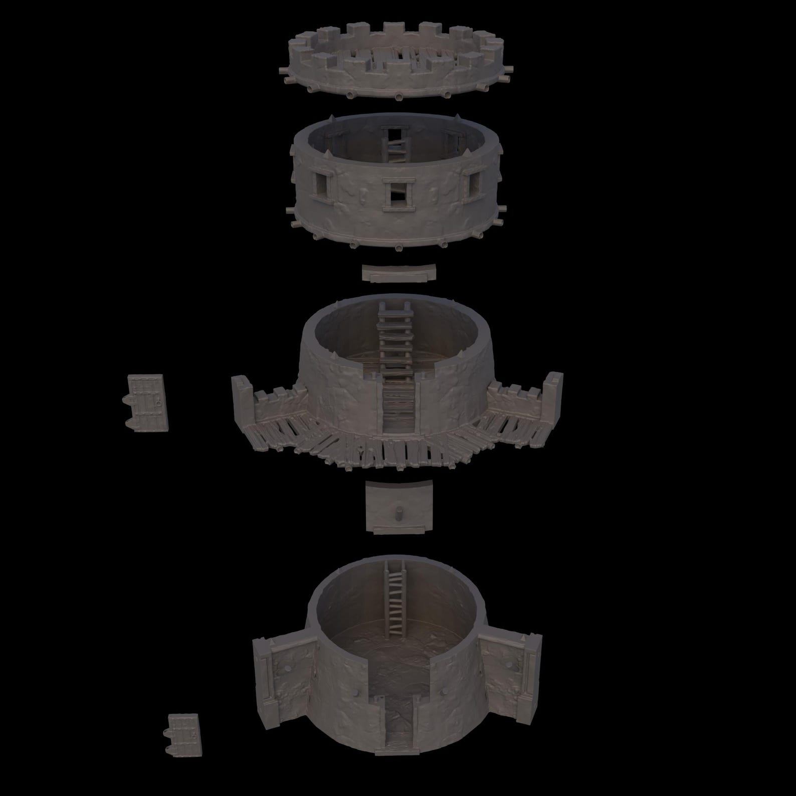 28mm Desert Fort: 3D Printed Wargaming Terrain - Etsy