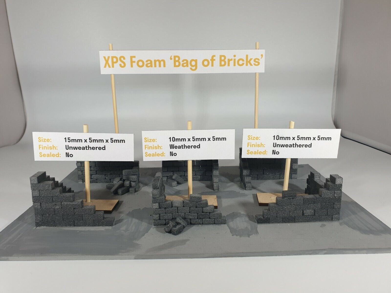 XPS Foam Bricks for Wargaming and Crafting - WARHAMMER/D&D - Terrain ...