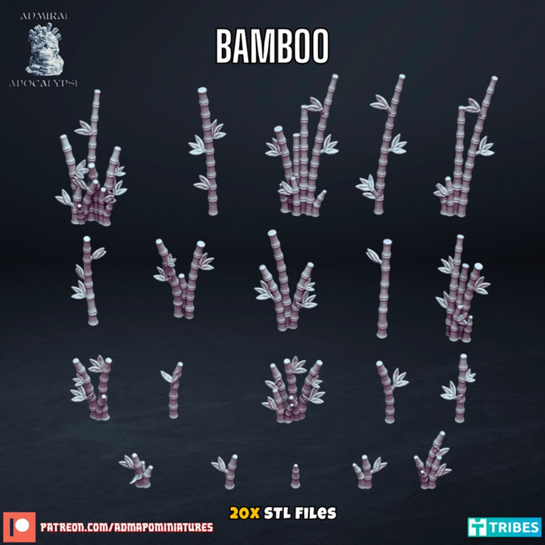 Bamboo Scatter & Basing Bits for Wargaming, Diorama and Scenery ...