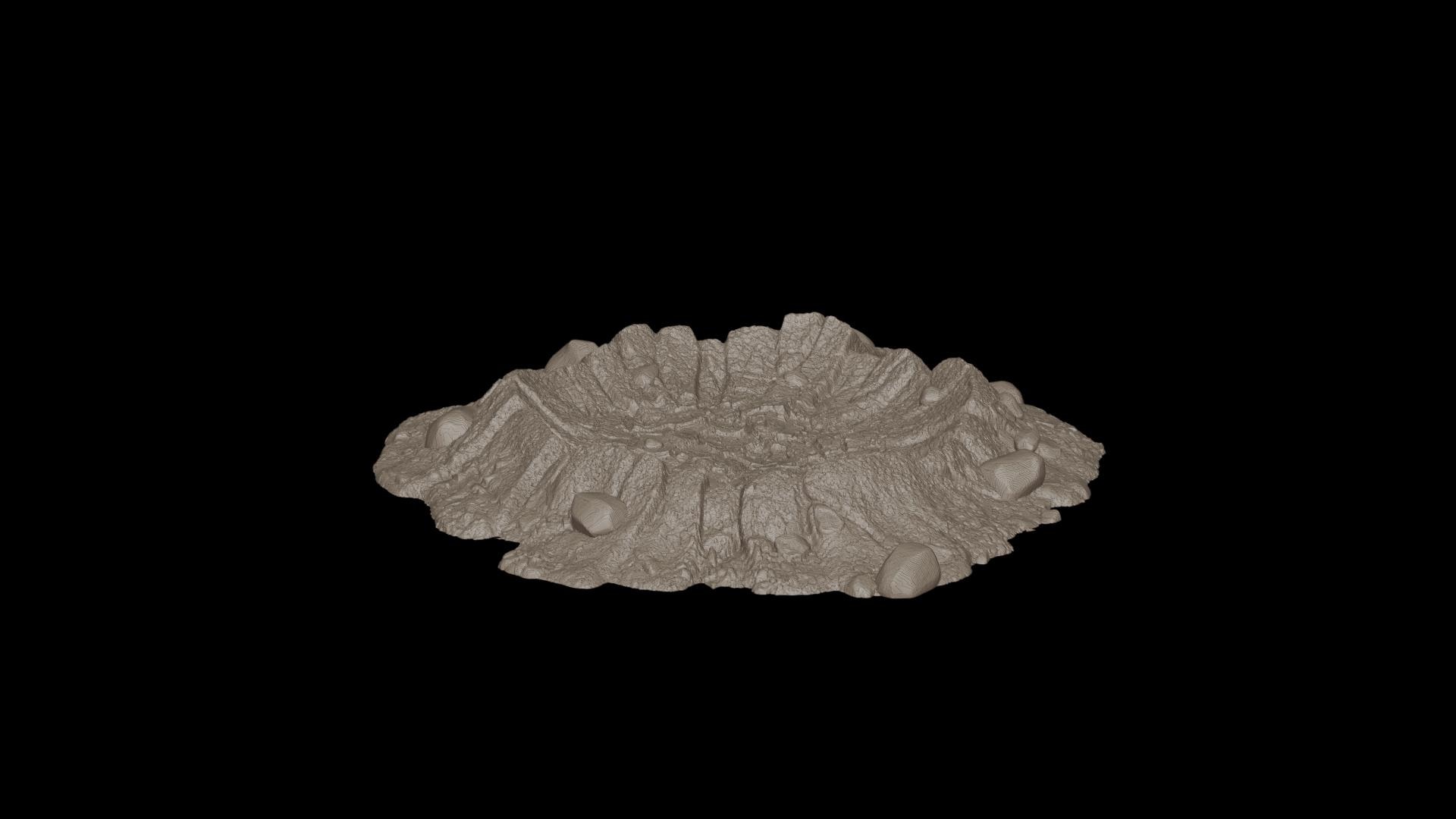 Blast Craters - Pack of 7 - 28mm Impact Craters Scatter Terrain Scenery ...