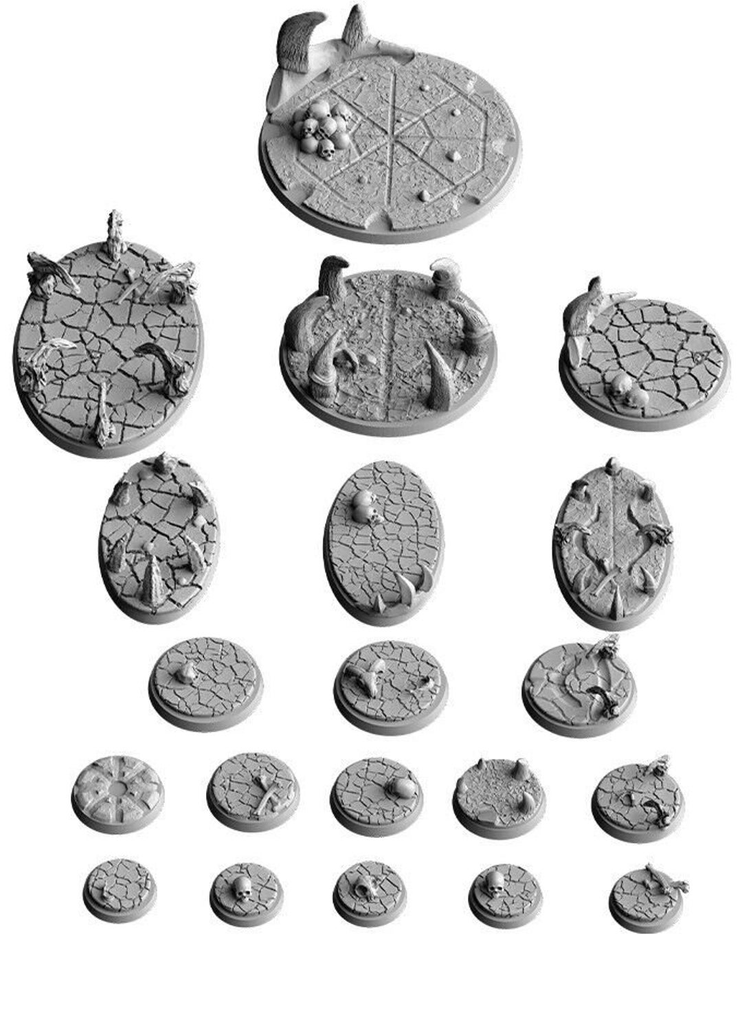 Heresy / Dark Magic Base Toppers for Sci-fi 40k & Fantasy Wargaming and ...