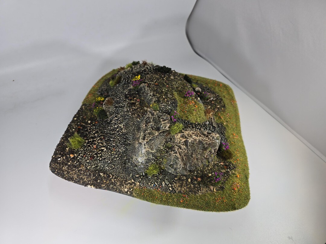 Rocky Wargaming Terrain Hill- Suitable Bolt Action|rpg|scenery|fow ...