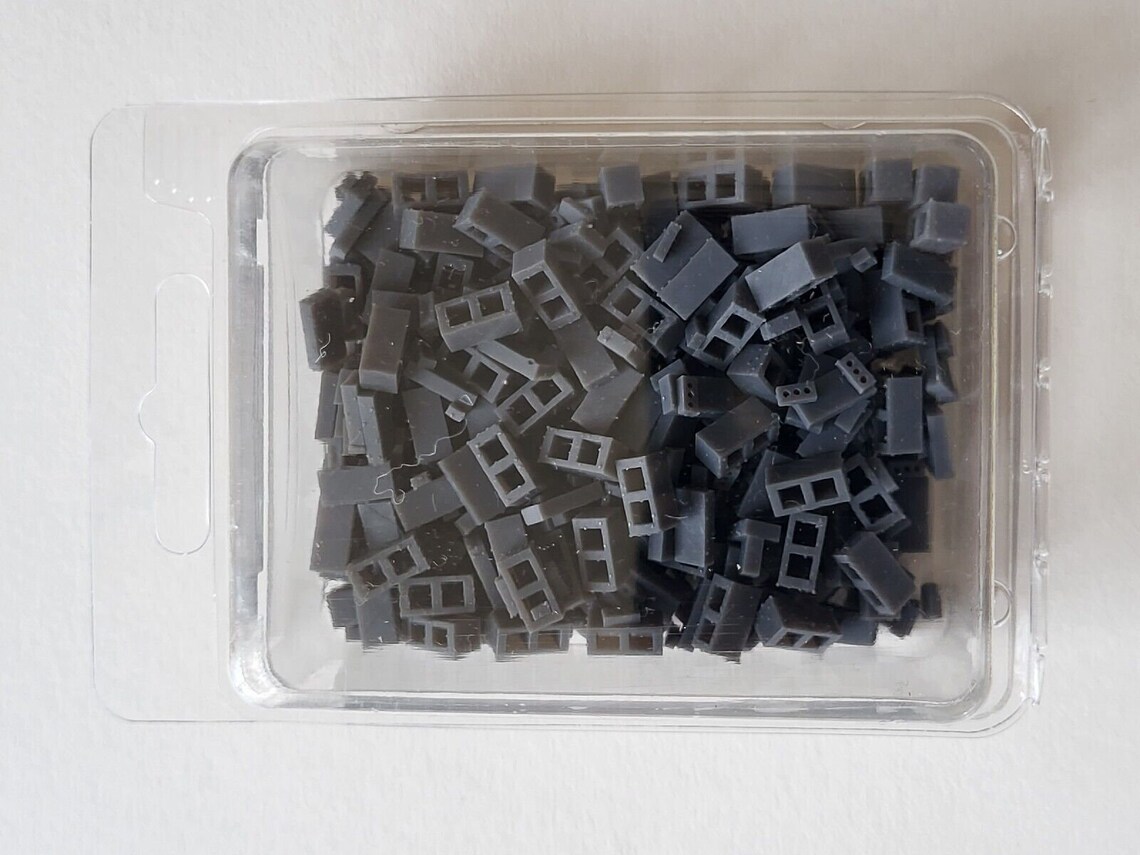 650 X 1/56 Scale Bricks & Blocks Scatter Terrain Rubble Wargaming Bolt ...
