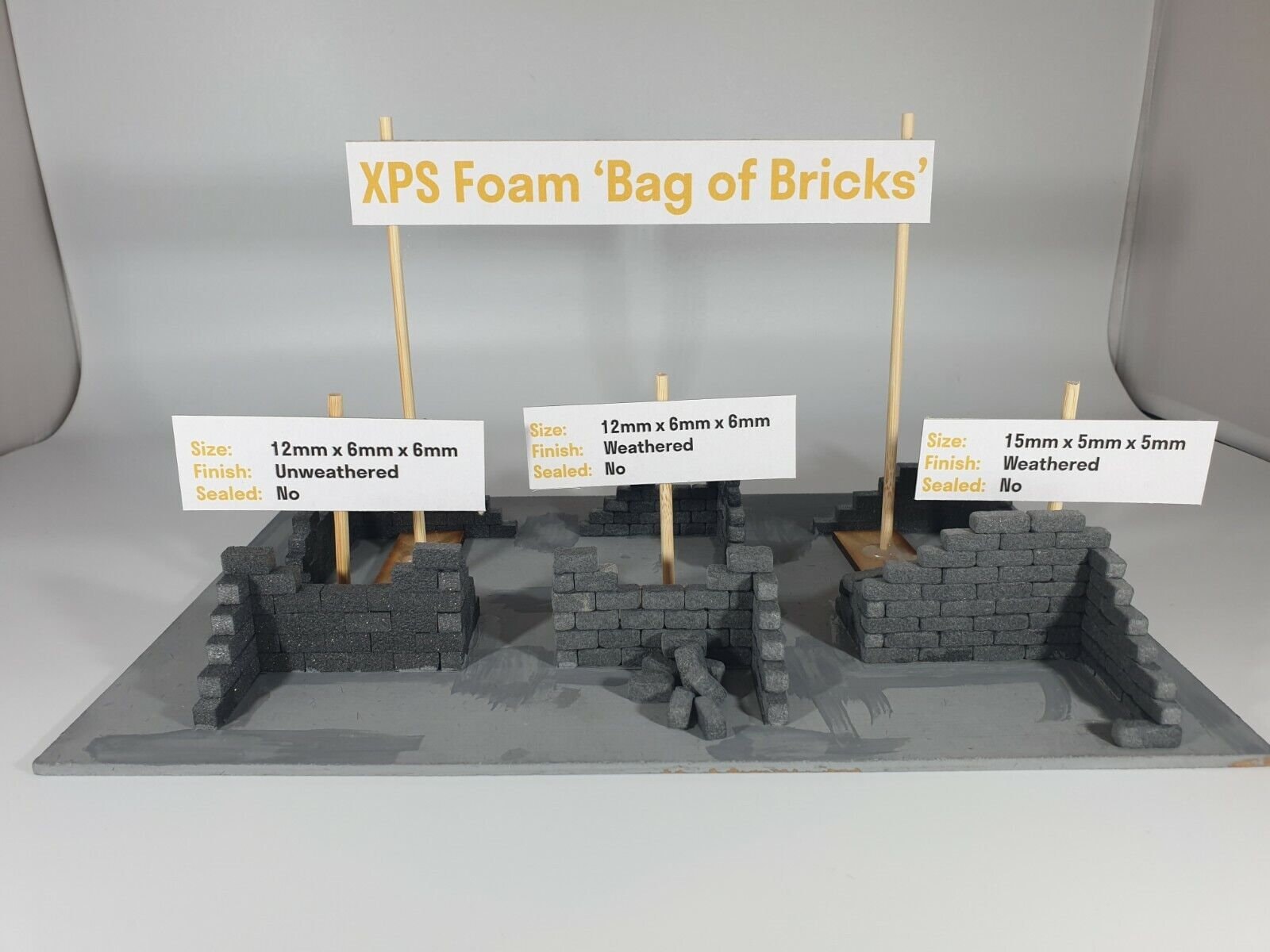 XPS Foam Bricks for Wargaming and Crafting - WARHAMMER/D&D - Terrain ...