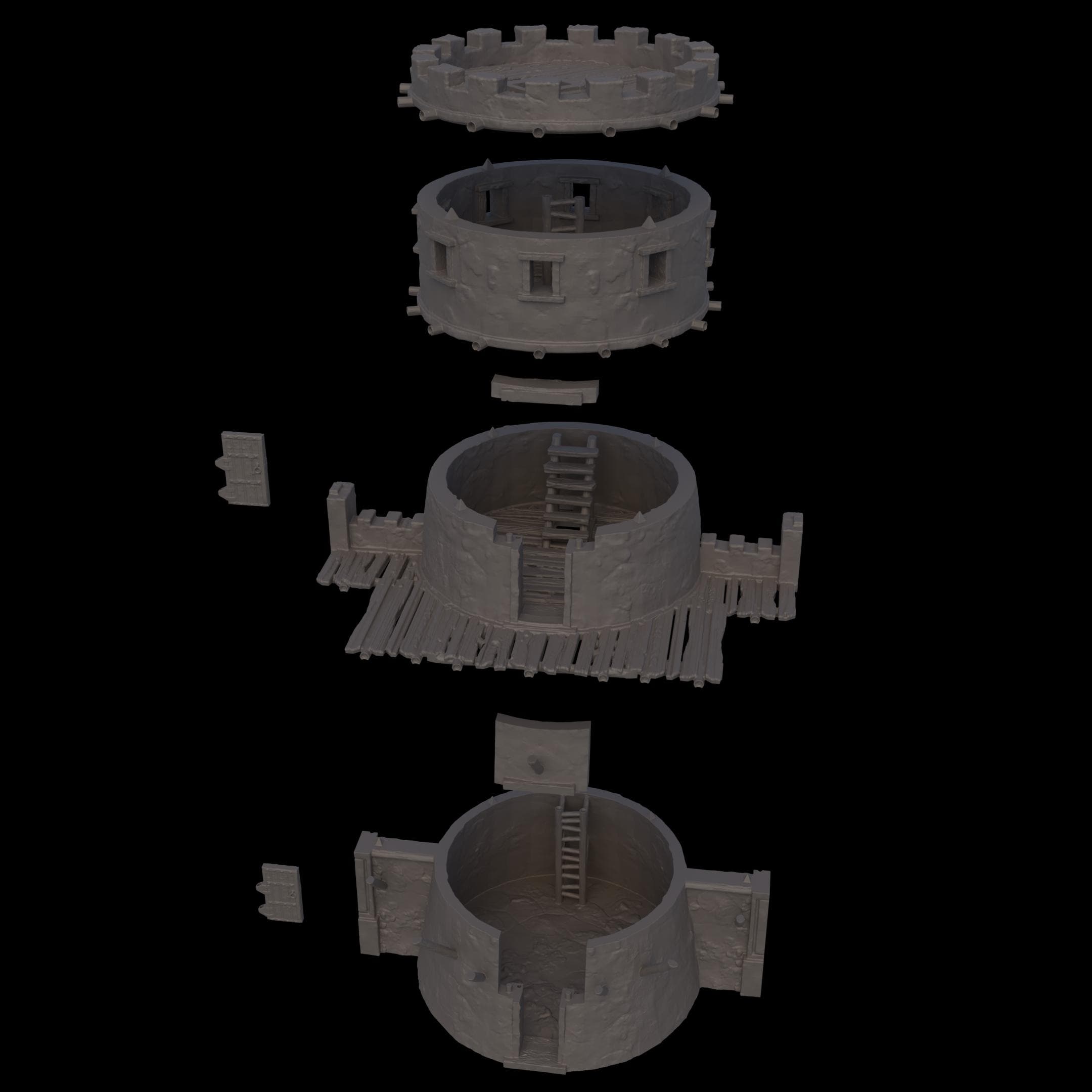 28mm Desert Fort: 3D Printed Wargaming Terrain - Etsy