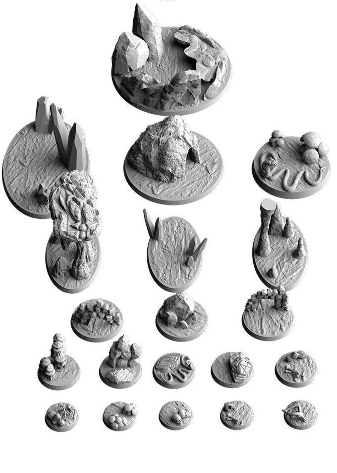 Cave Base Toppers for Fantasy Wargaming Miniatures - Etsy