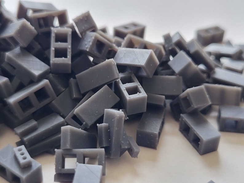 650 X 1/56 Scale Bricks & Blocks Scatter Terrain Rubble Wargaming Bolt ...