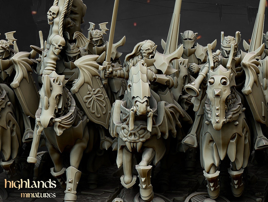 Vampire Knights for Fantasy Wargaming by Highland Miniatures - Etsy