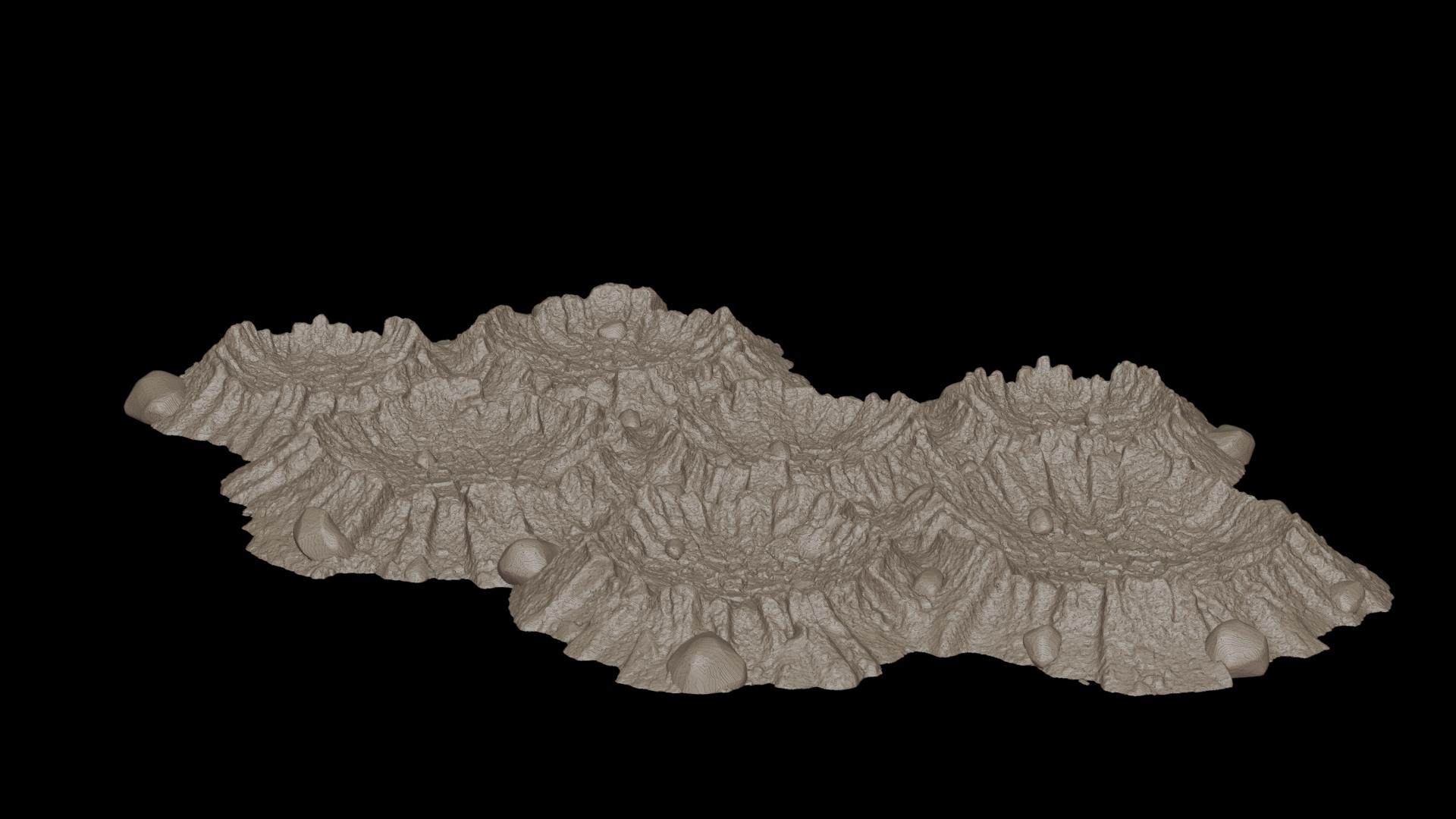 Blast Craters - Pack of 7 - 28mm Impact Craters Scatter Terrain Scenery ...