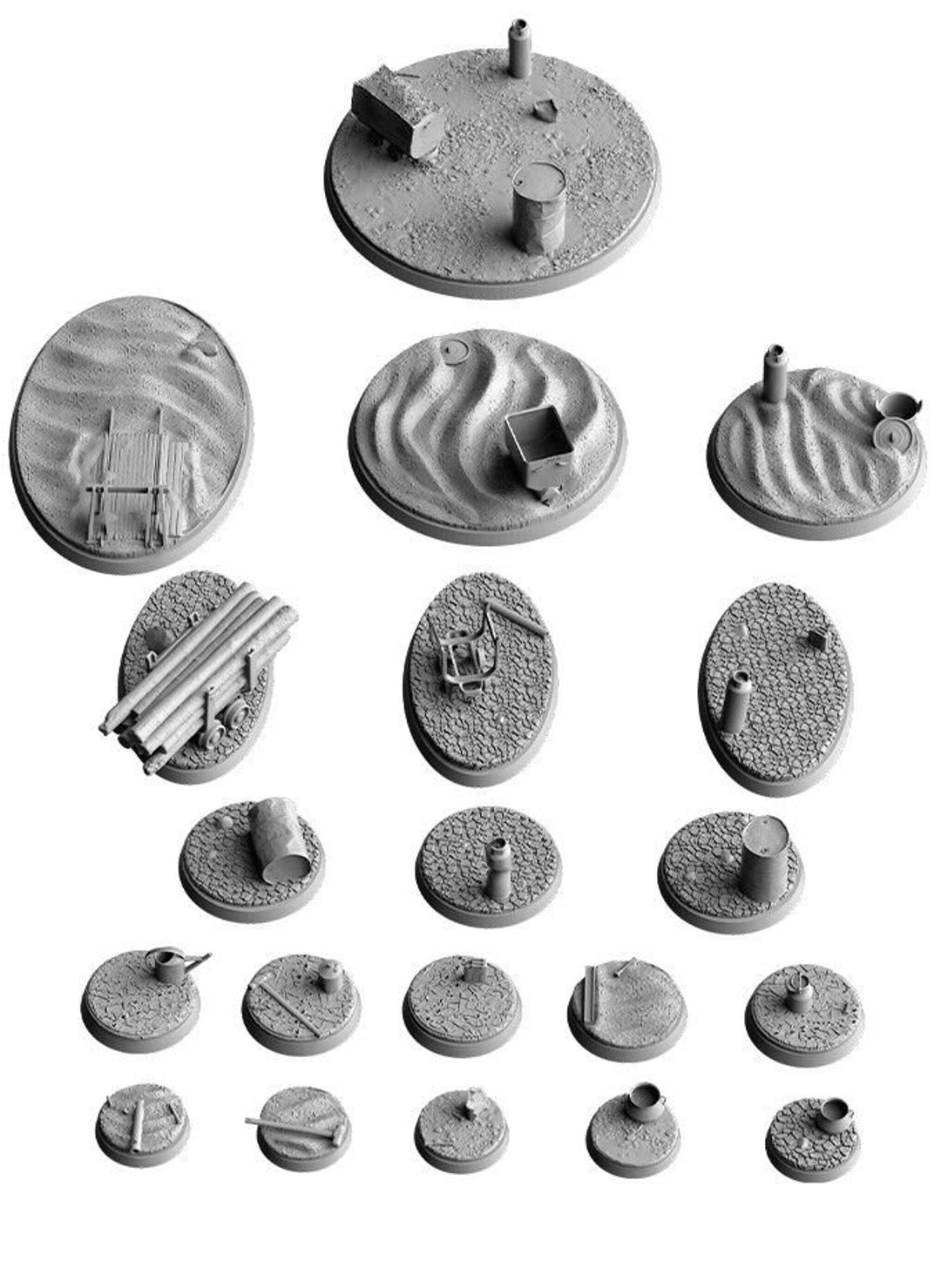 Desert Base Toppers for Sci-fi and Fantasy Wargaming and Dnd - Free ...