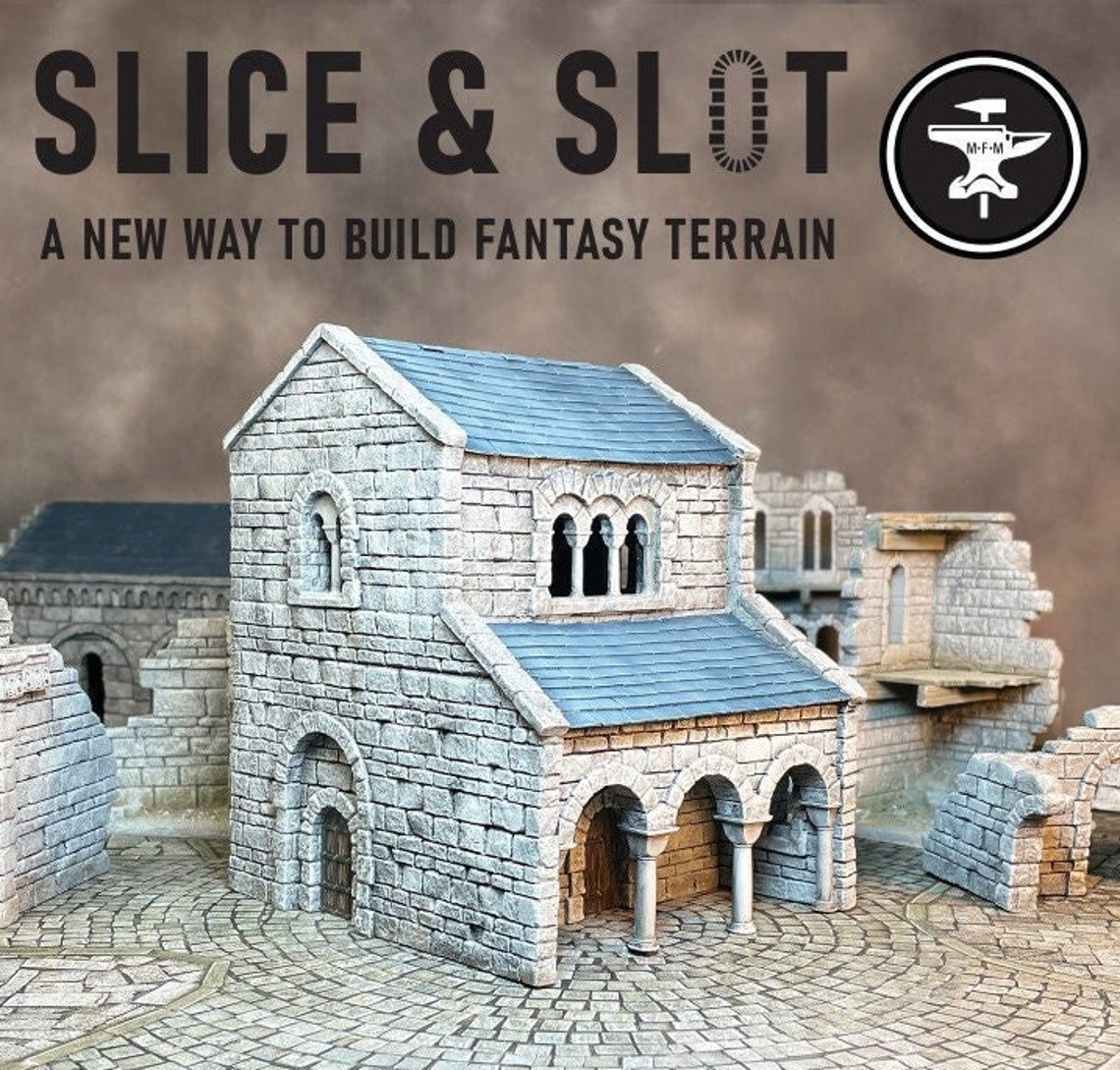 Slice & Slot Domed Roof Addon Pack for Architecture Kits and Terrain ...